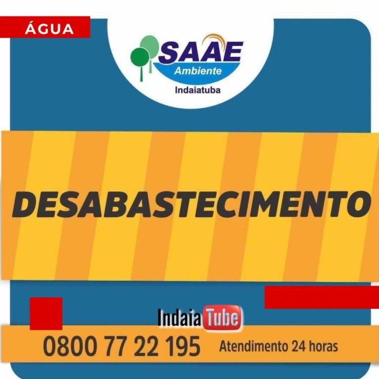 Precisa de uma segunda via da sua conta de água do SAAE? – Indaiatube
